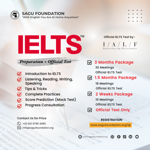 IELTS Preparation and Official Test - SAGU Foundation