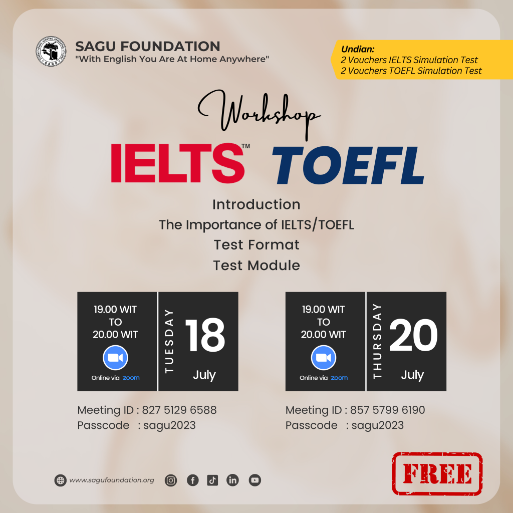 IELTS & TOEFL Workshop - SAGU Foundation